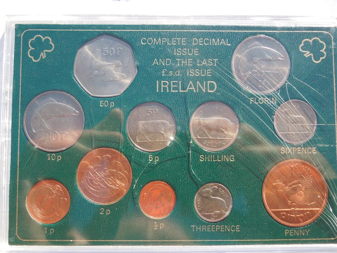 Ireland Coin Pre Decimal and Decimal Set, 11 Coins - Etsy