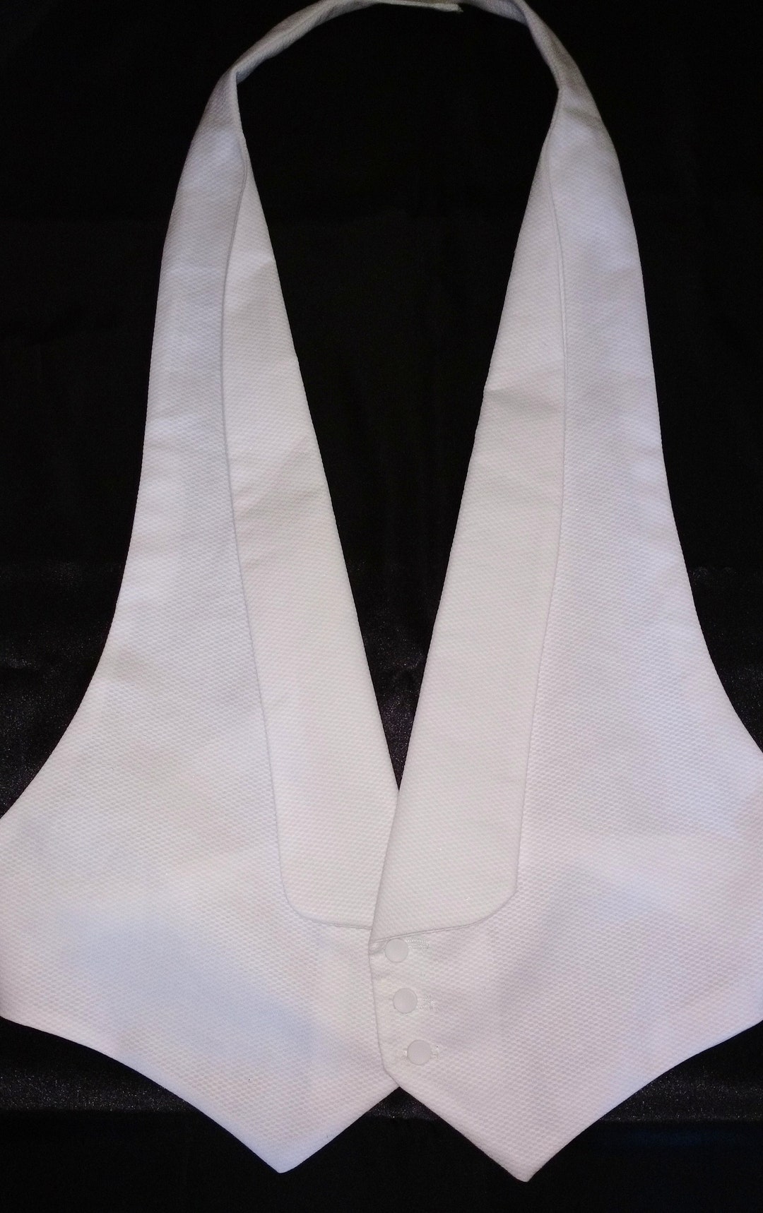 White Cotton Pique Tuxedo Vest at Its Finest With Fred Astaire 1930s ...