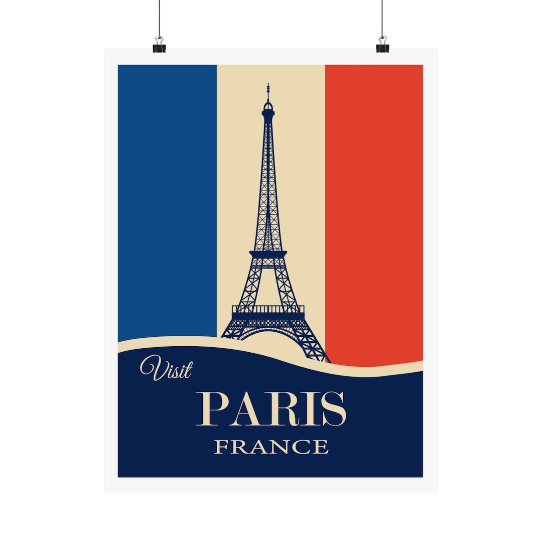Classic French Pride Eiffel Tower With Tricolor Background, Elegant ...