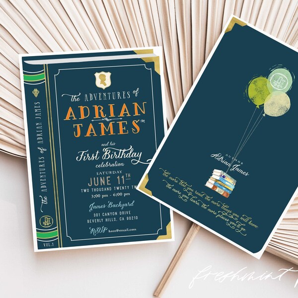Storybook Invitation - Etsy