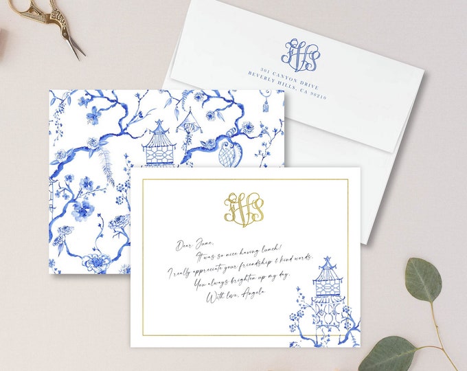 Personalized Stationery Monogram Note Cards Monogram - Etsy