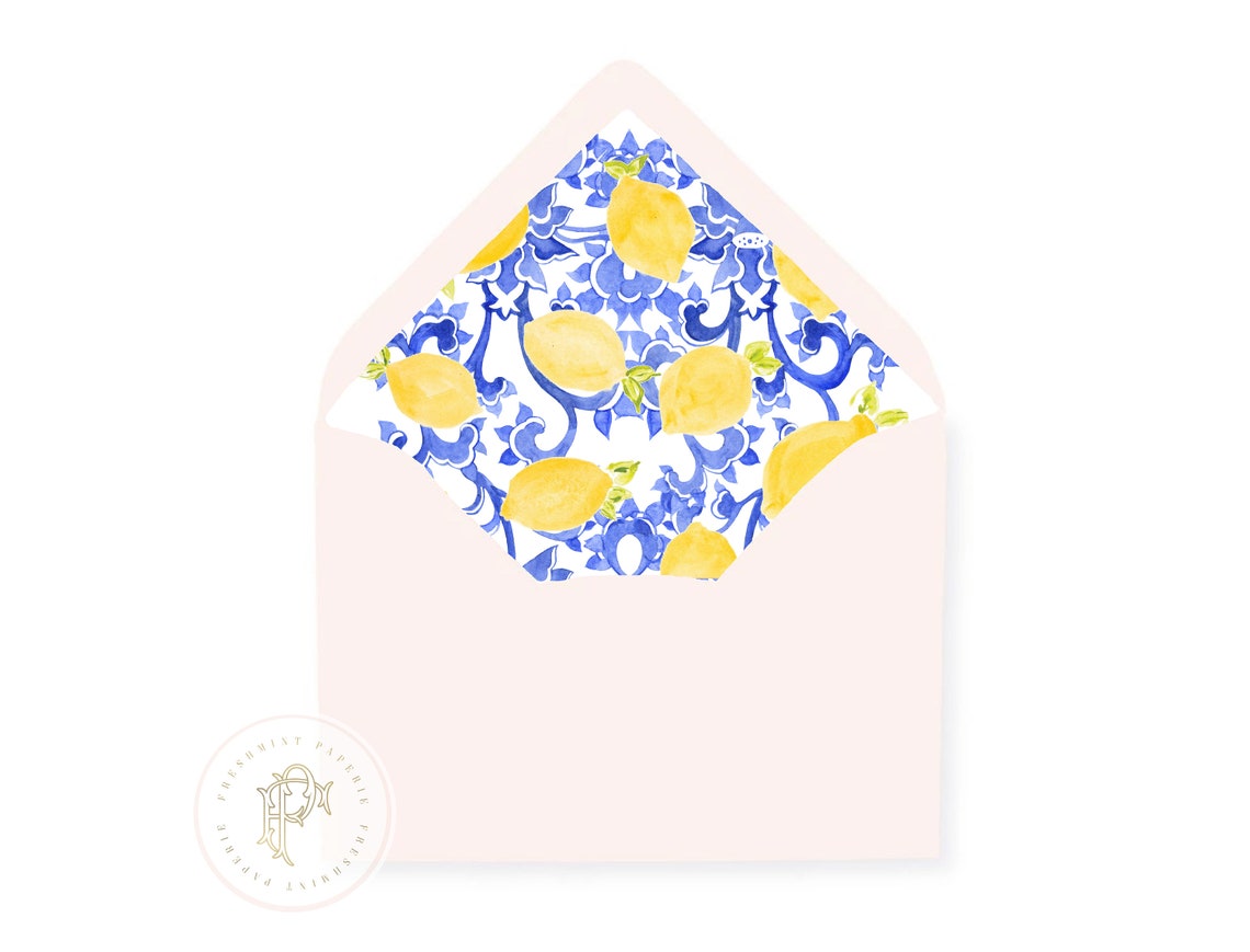 Envelope Liners Match Invitation Design Envelope Liners | Etsy