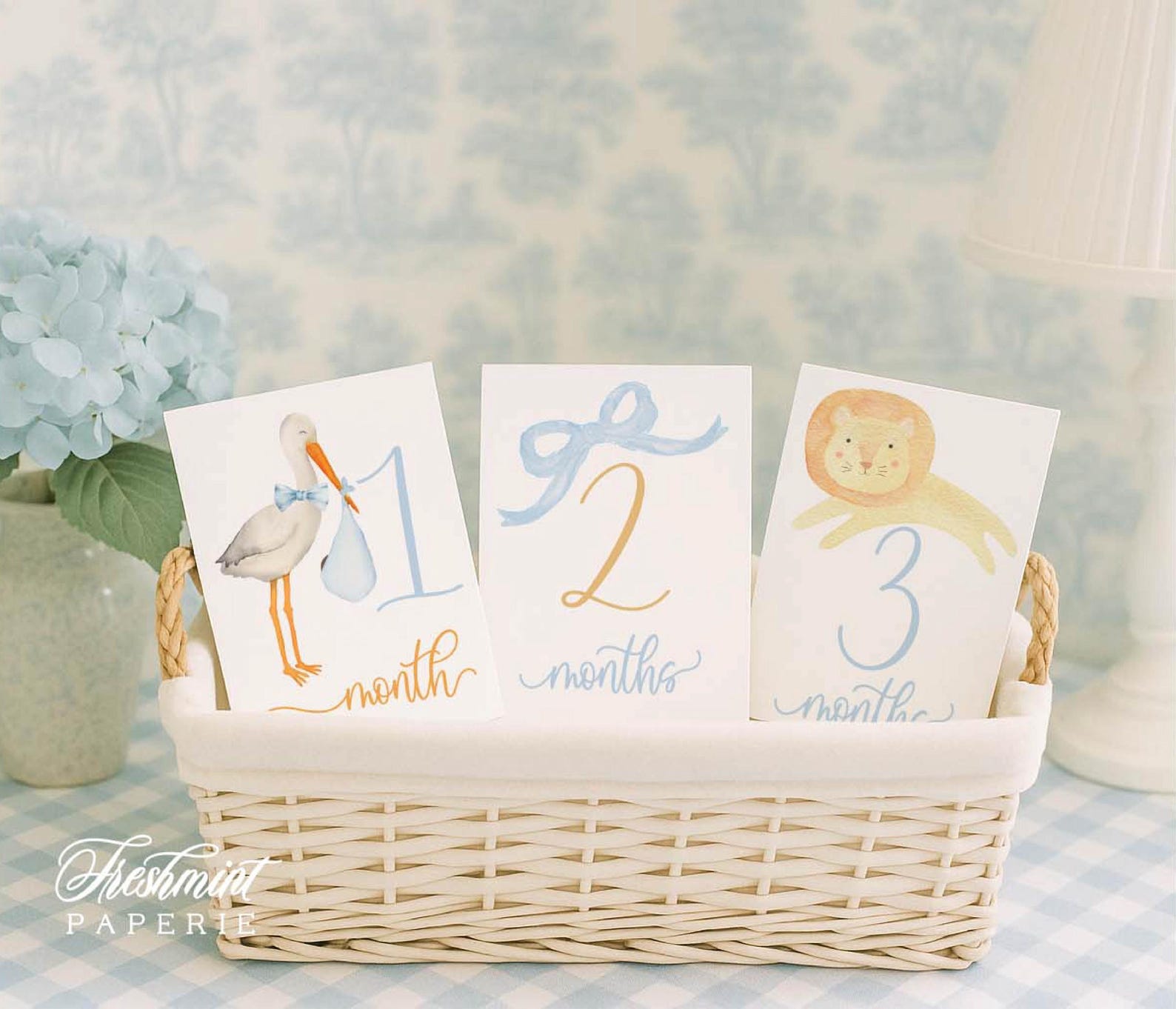Milestone Cards, Monthly Milestone Cards, Baby Shower Gift, Newborn ...