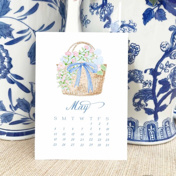 Watercolor Calendar - Etsy