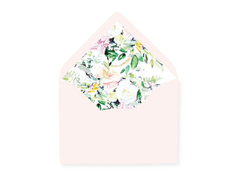 Envelope Liners match invitation design Envelope Liners | Etsy