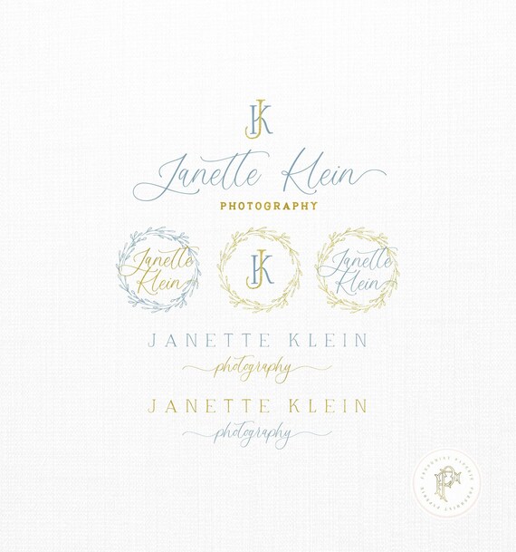 Modern Logo Modern Script Logo Calligraphy Logo Pretty | Etsy