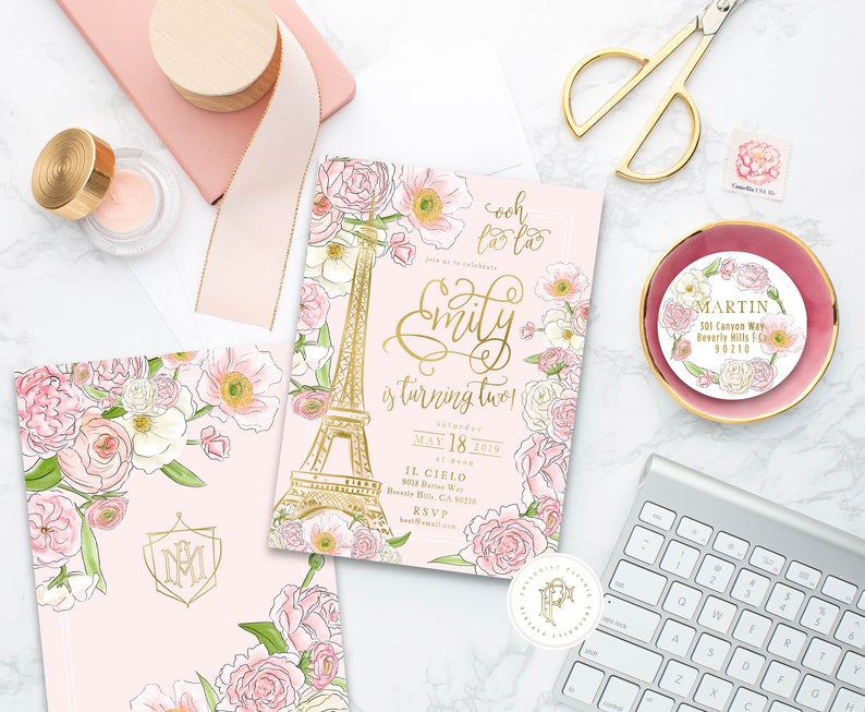 Paris Invitations French Invitation Parisian Birthday - Etsy