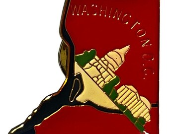 DC Love Enamel Pin Washington DC Pin District of Columbia - Etsy