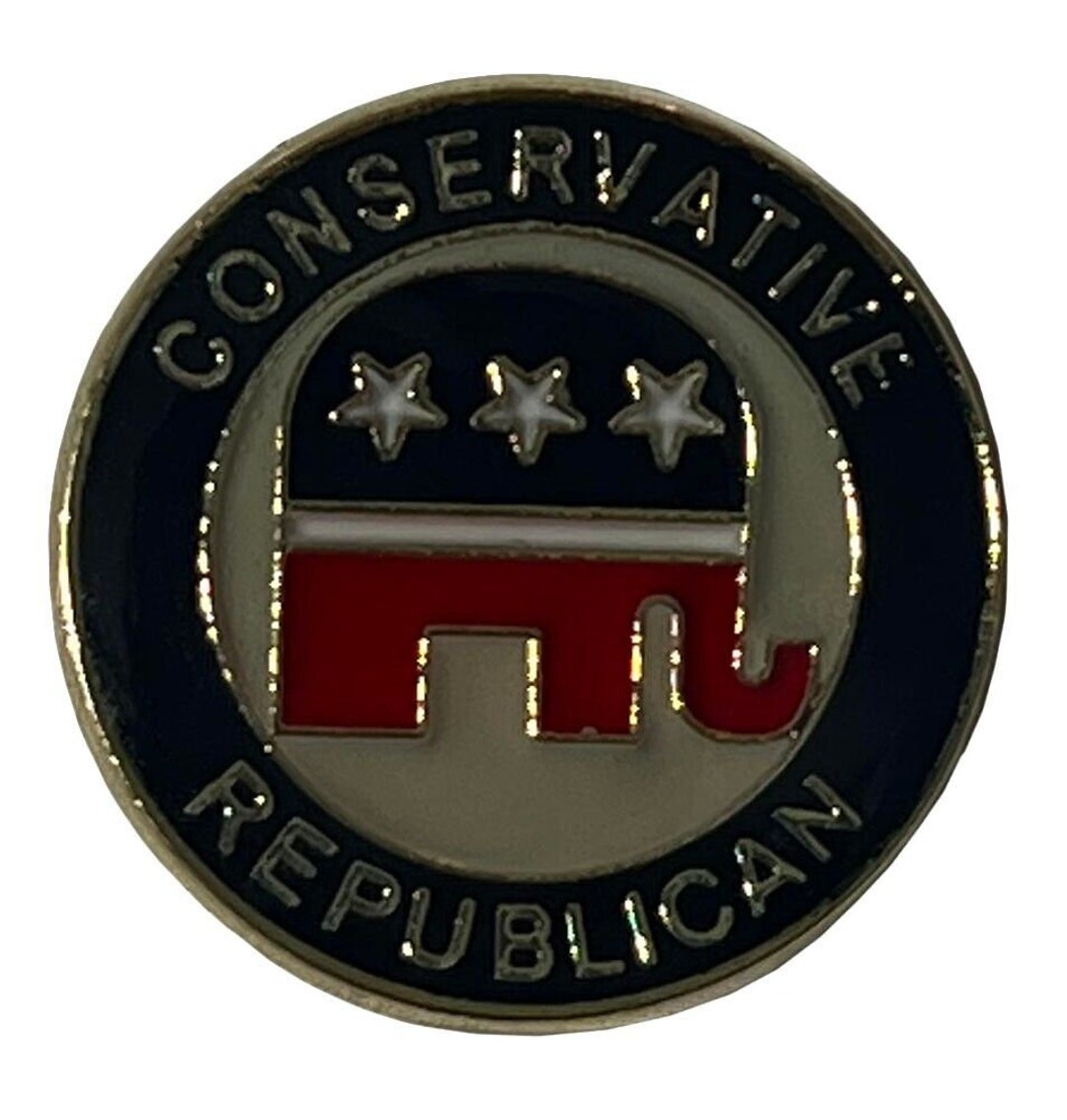 Conservative Republican Motorcycle Hat Cap Lapel Pin - Etsy