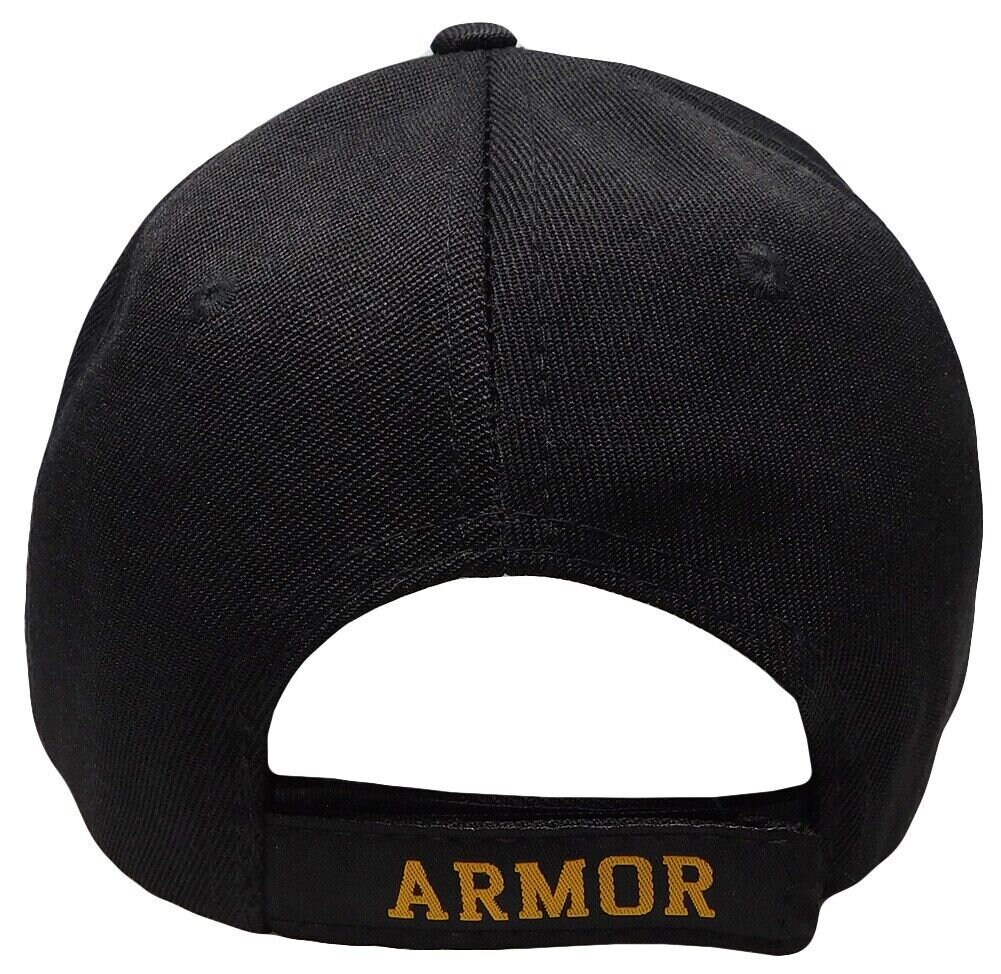 US Army Armor Tank Black Shadow Acrylic Adjustable Embroidered Cap Hat ...