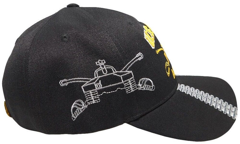 US Army Armor Tank Black Shadow Acrylic Adjustable Embroidered Cap Hat ...