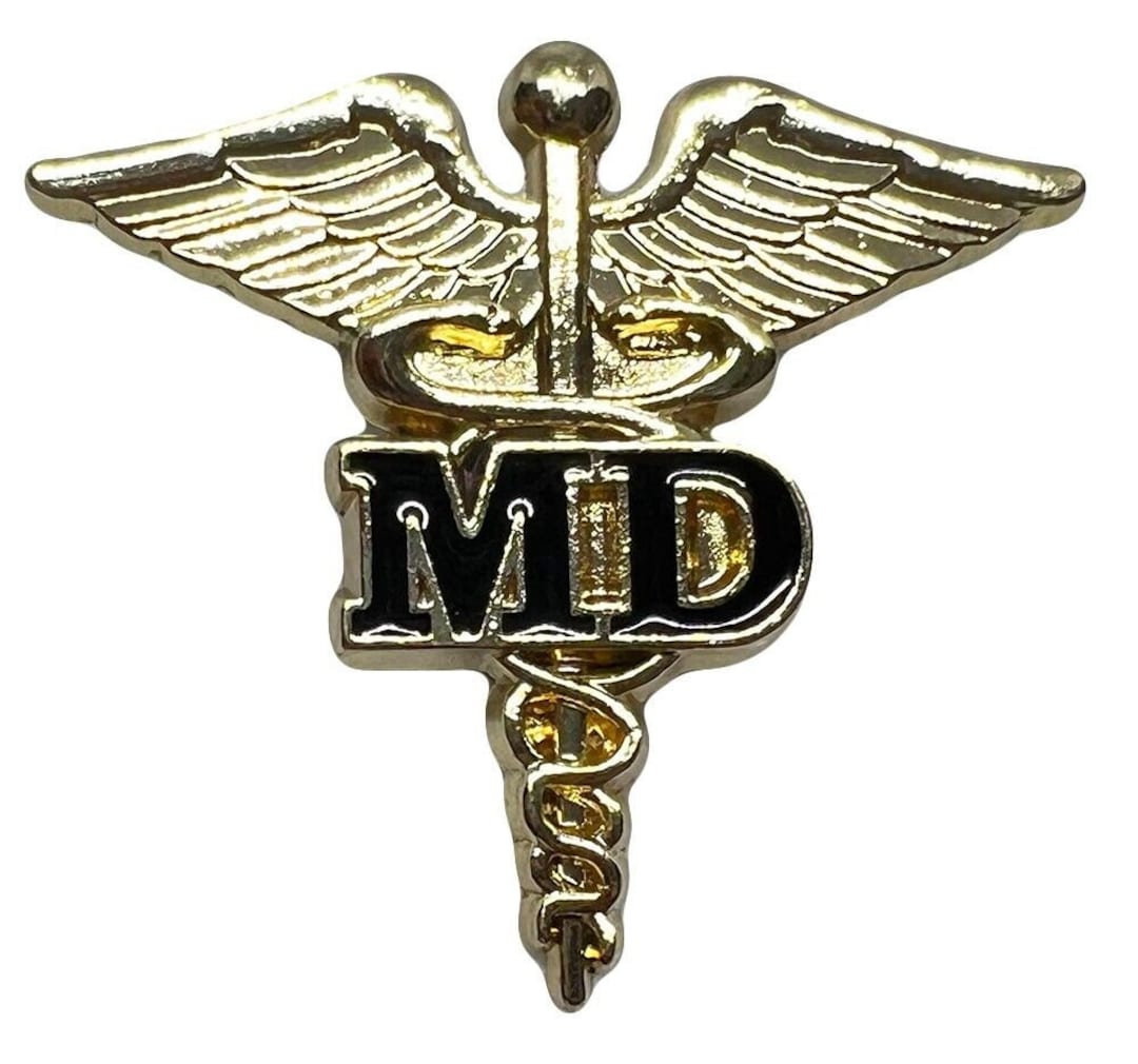 USA Flag md Medical Doctor Caduceus Medical Symbol - Etsy