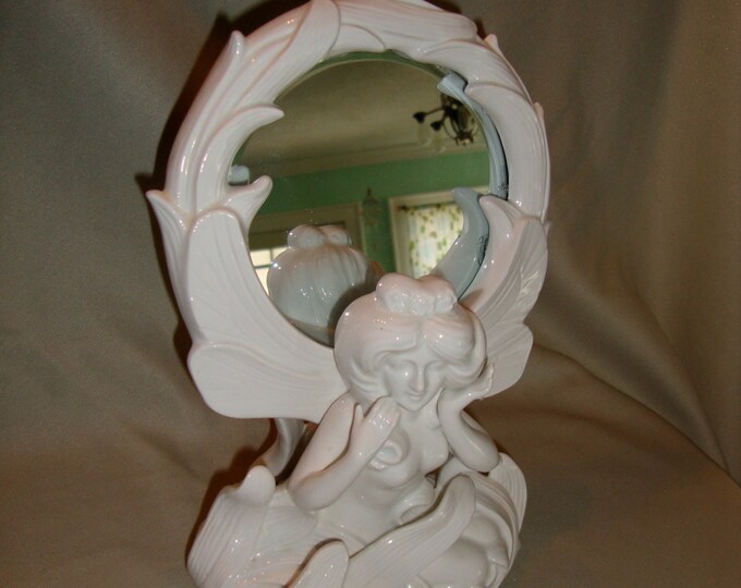 Fitz and Floyd Fairy Enchanted Forest Vanity Mirror Fairies Pin up ...