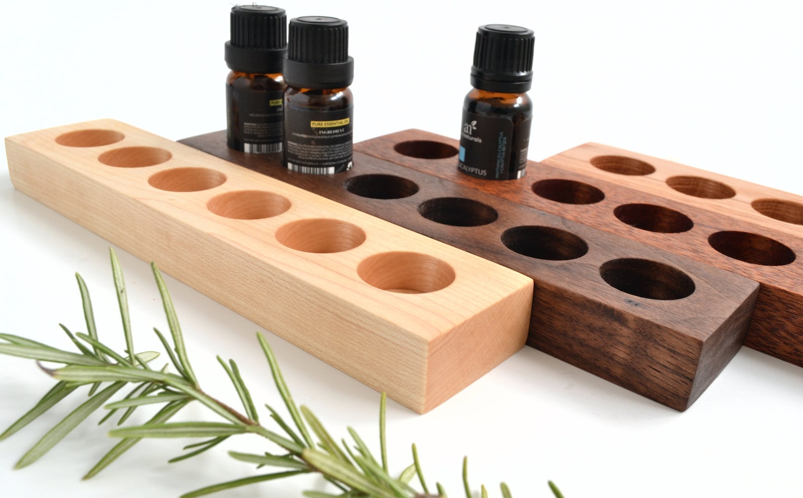 Solid Hardwood Essential Oil Holder Oil Storage Oil - Etsy