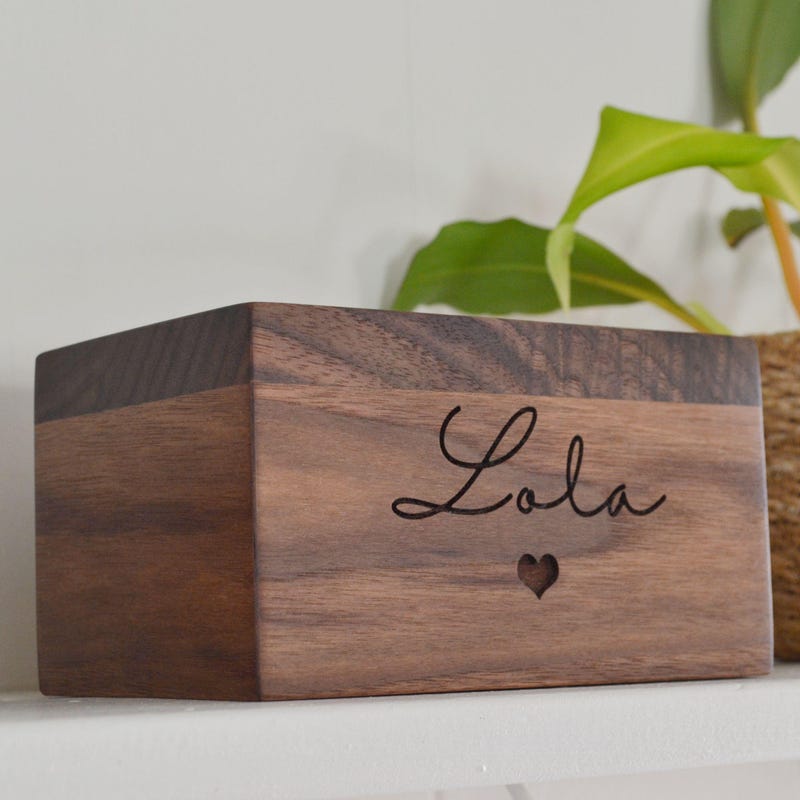 Pet Urns Walnut - Etsy