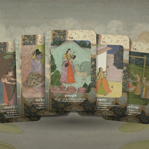 Ancient Indian Tarot Major Arcana India Art Tarot Deck - Etsy