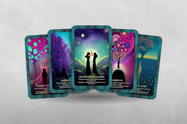 Enjoy the Silence Oracle Cards for Inner Peace Inspired by - Etsy