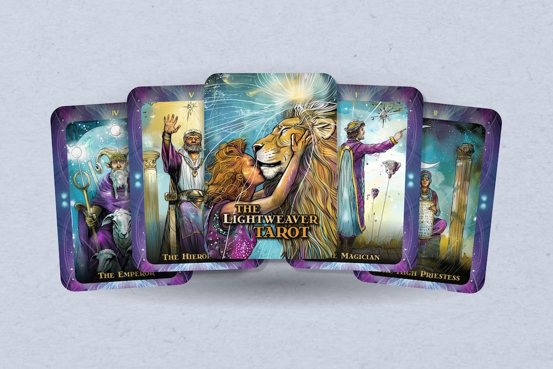 The Lightweaver Tarot - 78 Cards - Tarot - Tarot Deck - Fortune Telling ...