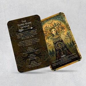 The Runes of Freyja - 26 Cards - Runes Oracle - Oracle Deck - Fortune ...