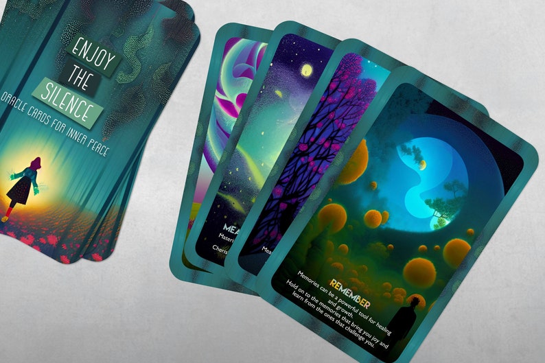 Enjoy the Silence - Oracle Cards for Inner Peace - Inspired by Depeche ...