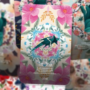 Flower Power Tarot - Major Arcana - Floral Tarot - Tarot Deck - Fortune ...