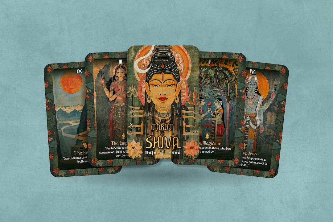 The Tarot of Shiva - Major Arcana - Shiva Art - Tarot Deck - Fortune ...