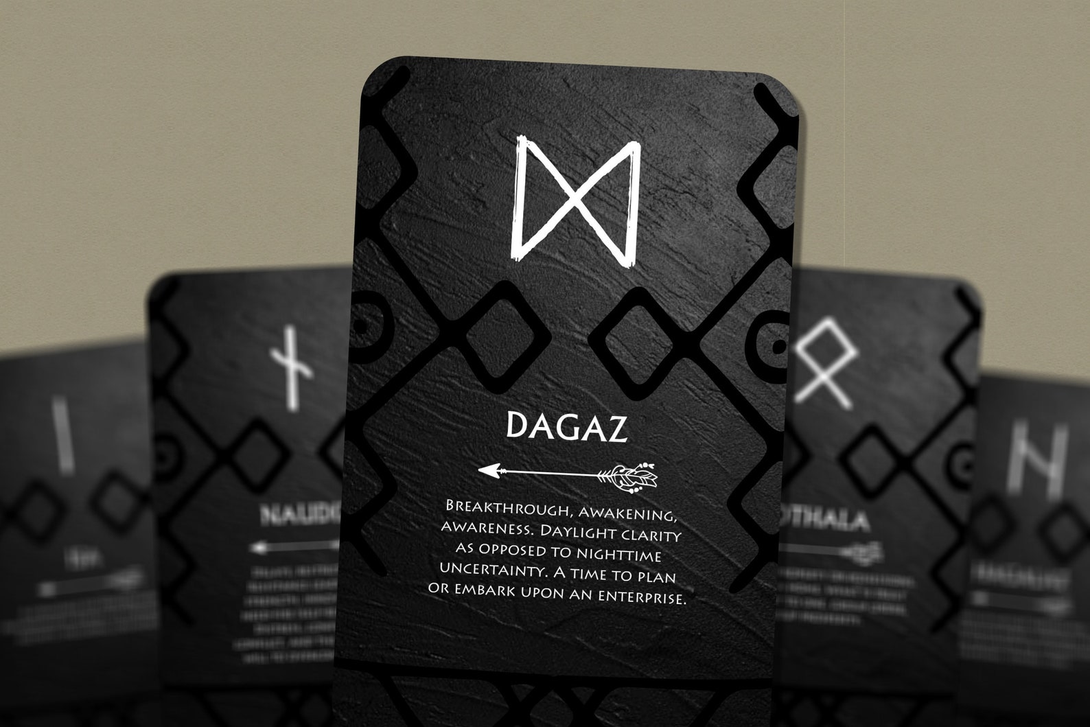 Runes Oracle Celtic Cards 24 Cards Oracle Oracle Deck Fortune Telling ...