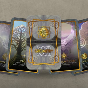 Sacred Geometry Oracle - Sacred Symbols - Oracle Deck - Fortune Telling ...