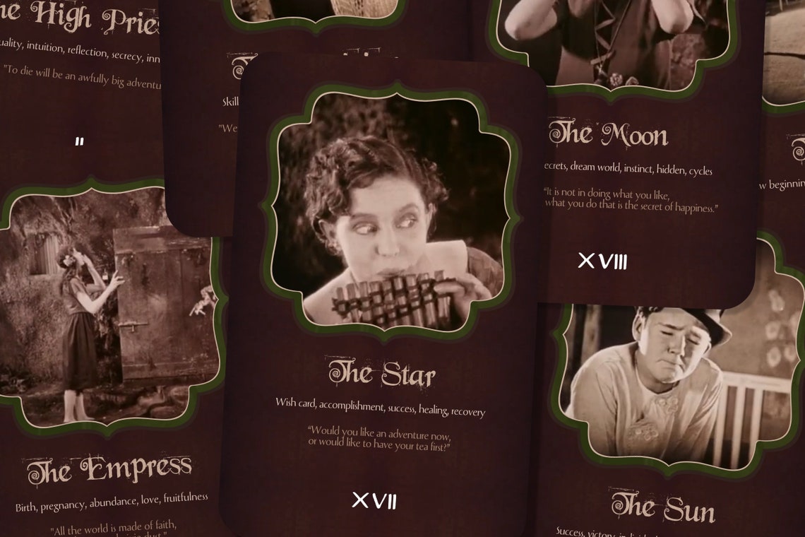 The Tarot of Peter Pan Major Arcana Peter and Wendy Tarot | Etsy