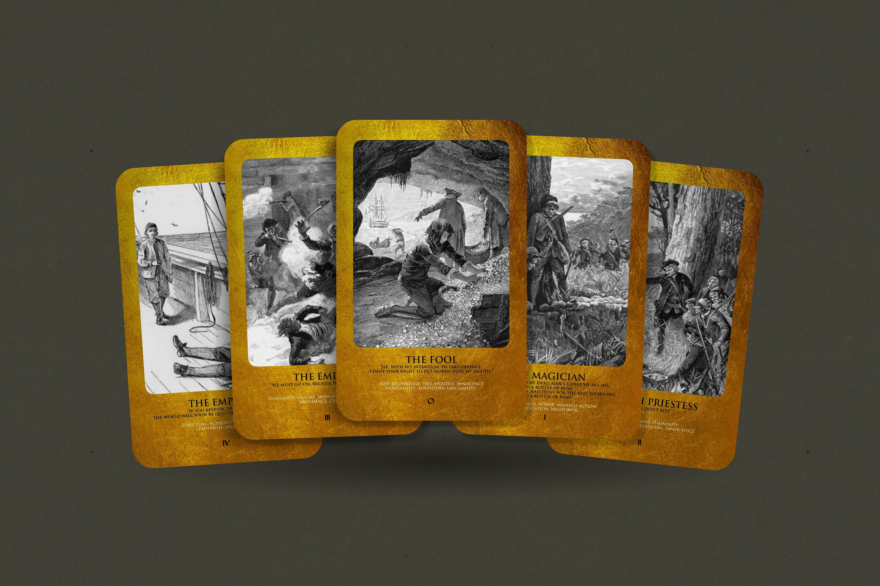 Treasure Island Tarot Major Arcana Tarot Tarot Deck | Etsy