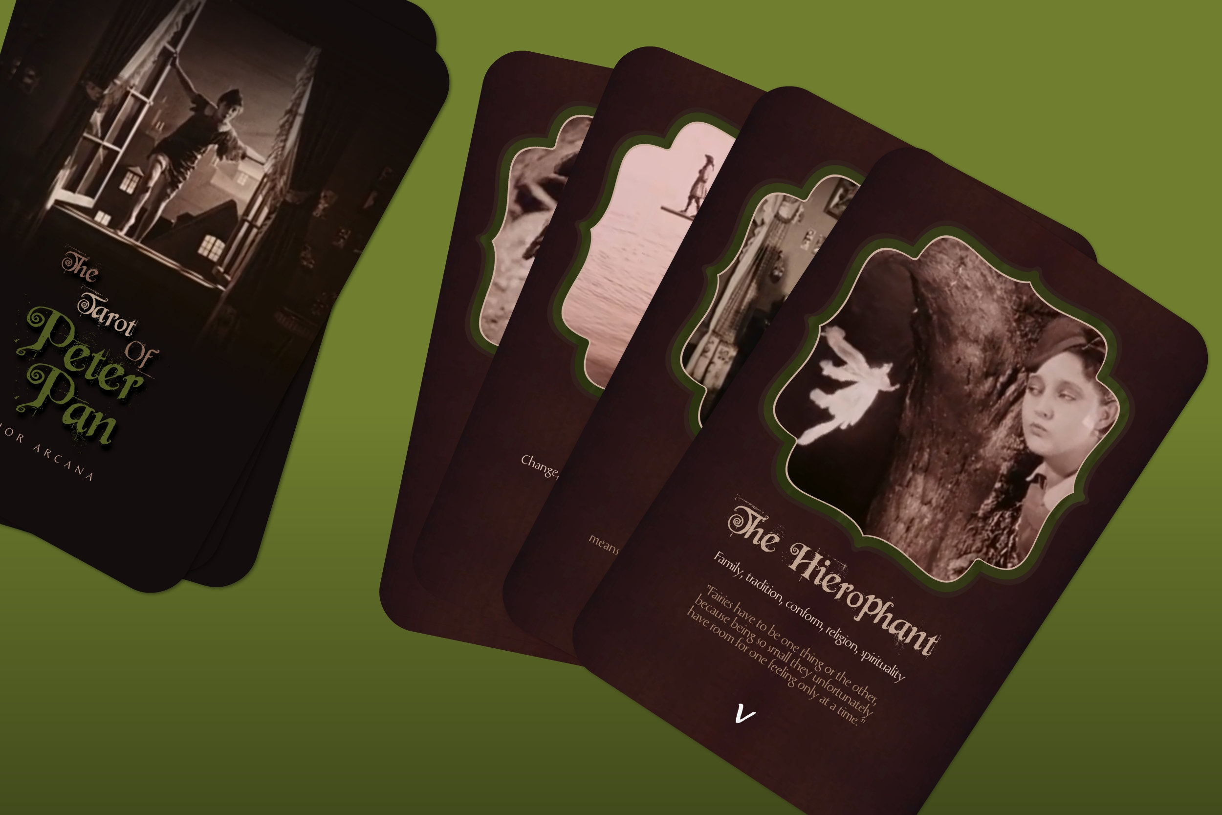 The Tarot of Peter Pan Major Arcana Peter and Wendy Tarot | Etsy