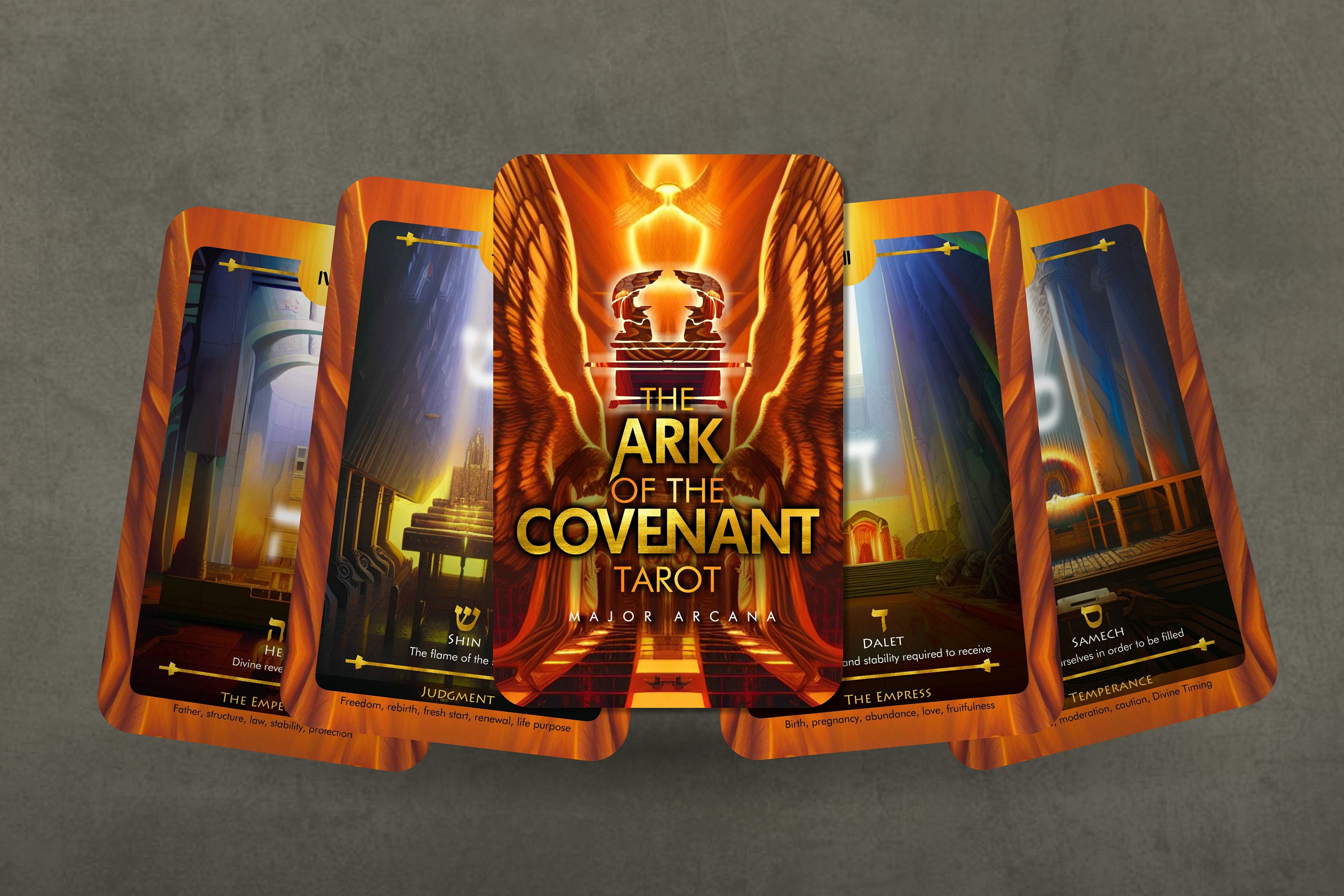 The Ark of the Covenant Tarot - Major Arcana - Sacred Letters - Oracle ...