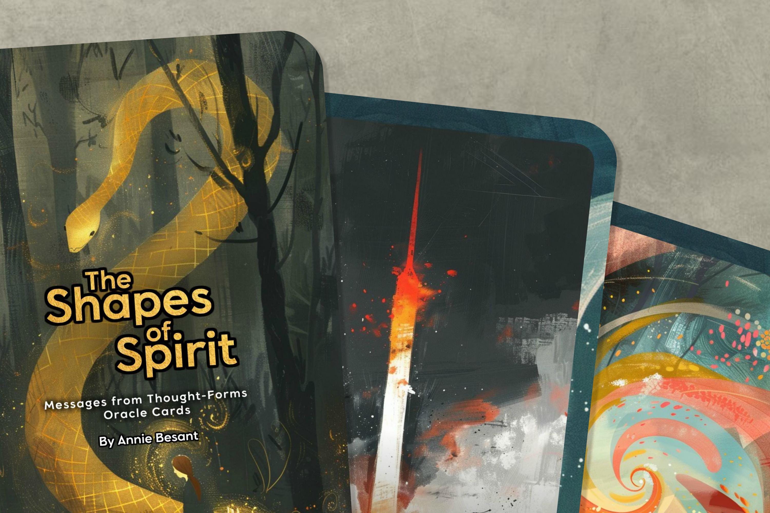 The Shapes of Spirit: Messages From Thought-forms - 22 Oracle Cards ...