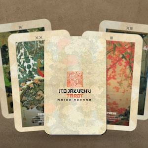 Ito Jakuchu Tarot - Major Arcana - Japanese Art- Japanese Tarot - Tarot ...