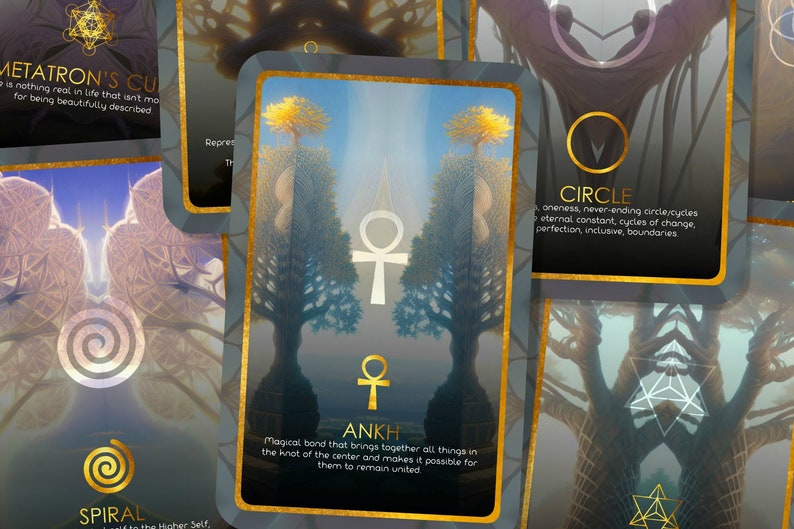 Sacred Geometry Oracle - Sacred Symbols - Oracle Deck - Fortune Telling ...