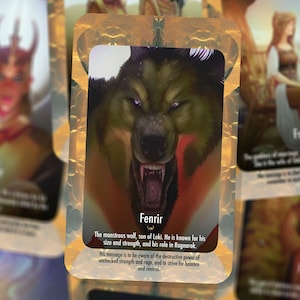 Norse Mythology Exploring the Powers and Legends of Gods 24 Cards ...