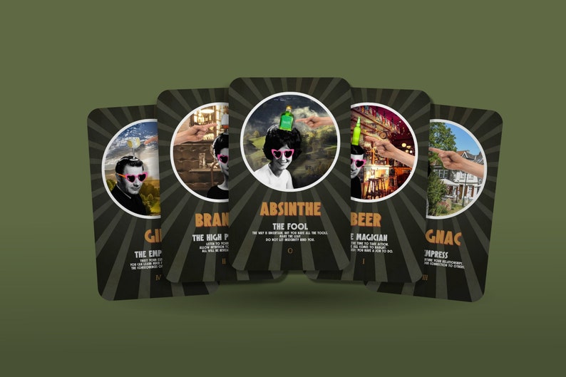 Alcohol Tarot Major Arcana Alcoholic Drinks Tarot Deck - Etsy