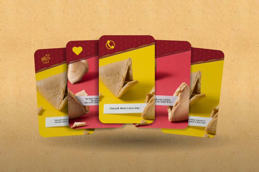 Fortune Cookie Oracle - 22 Cards - Oracle - Oracle Deck - Cookies Cards ...