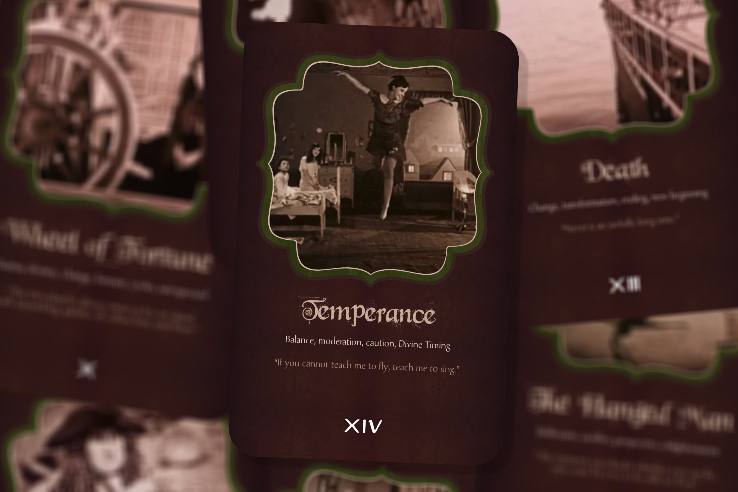 The Tarot of Peter Pan Major Arcana Peter and Wendy Tarot | Etsy