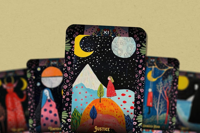 The Moonlight Tarot - 78 Cards - Tarot - Tarot Deck - Fortune Telling ...