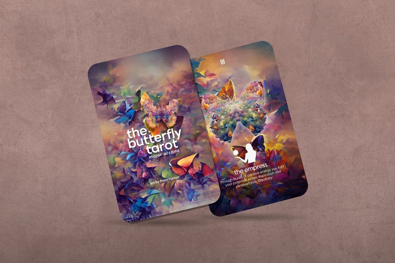 The Butterfly Tarot - Major Arcana - Butterfly Art - Tarot Deck ...