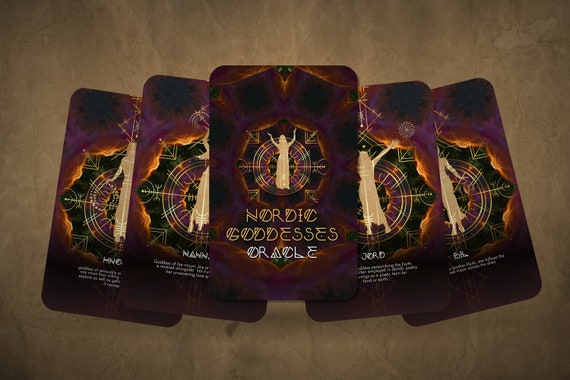 Nordic Goddesses Oracle Nordic Cards Norse Oracle Oracle - Etsy