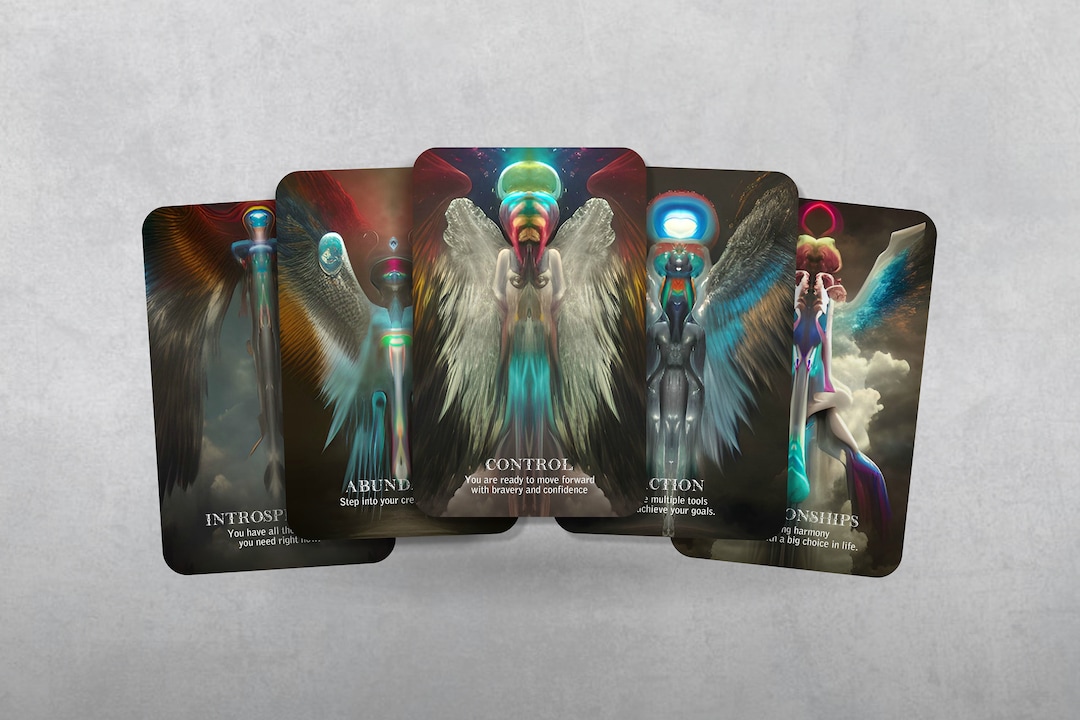 The Guardian Angel Oracle - Angel Cards - Oracle Cards - Heavenly ...