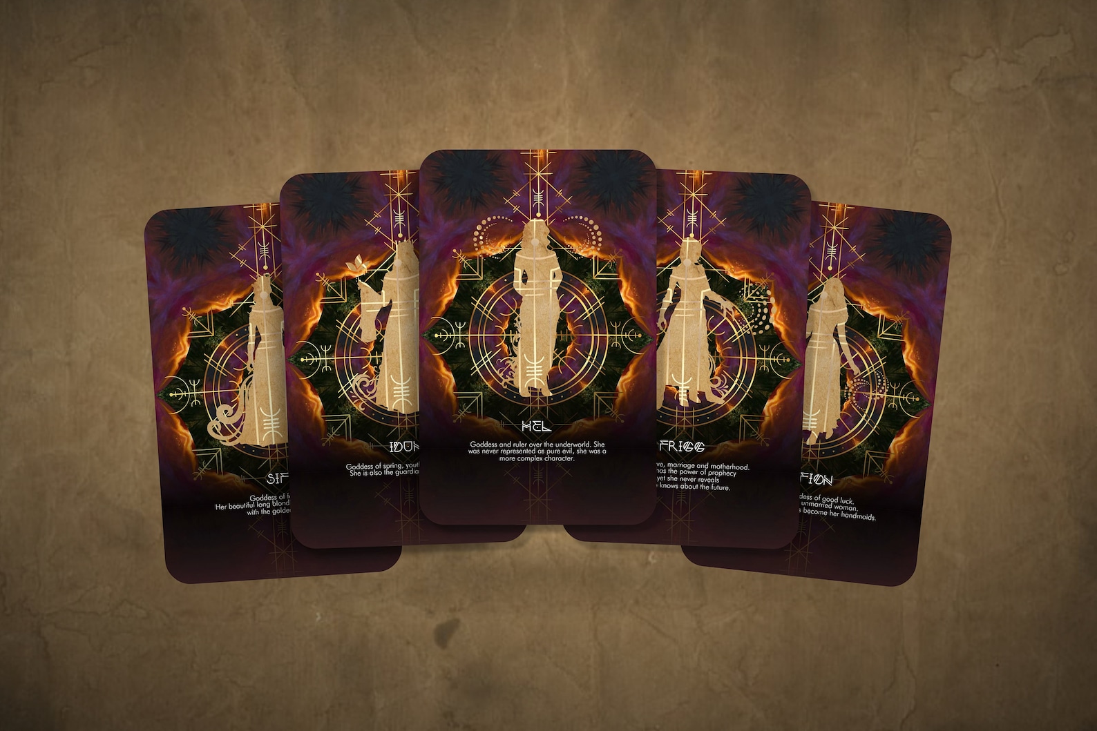 Nordic Goddesses Oracle - Nordic Cards - Norse Oracle - Oracle - Oracle ...