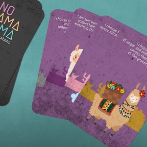 No Drama Llama - Positive Affirmations to Live by - Affirmation Cards ...