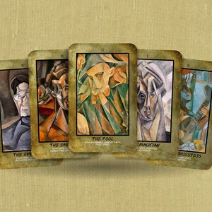 Pablo Picasso Tarot - Major Arcana - Analytical Cubism - Tarot Deck ...