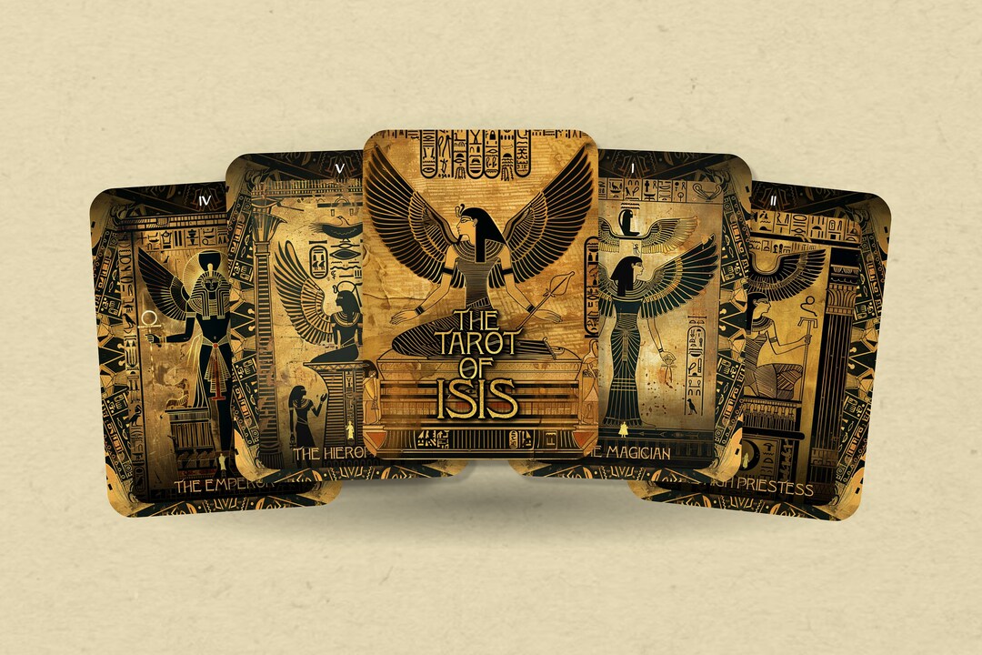 The Tarot of Isis - 78 Cards - Tarot - Tarot Deck - Fortune Telling ...