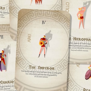 Ancient Greek Tarot - Major Arcana - Fortune Telling - Divination Tools ...