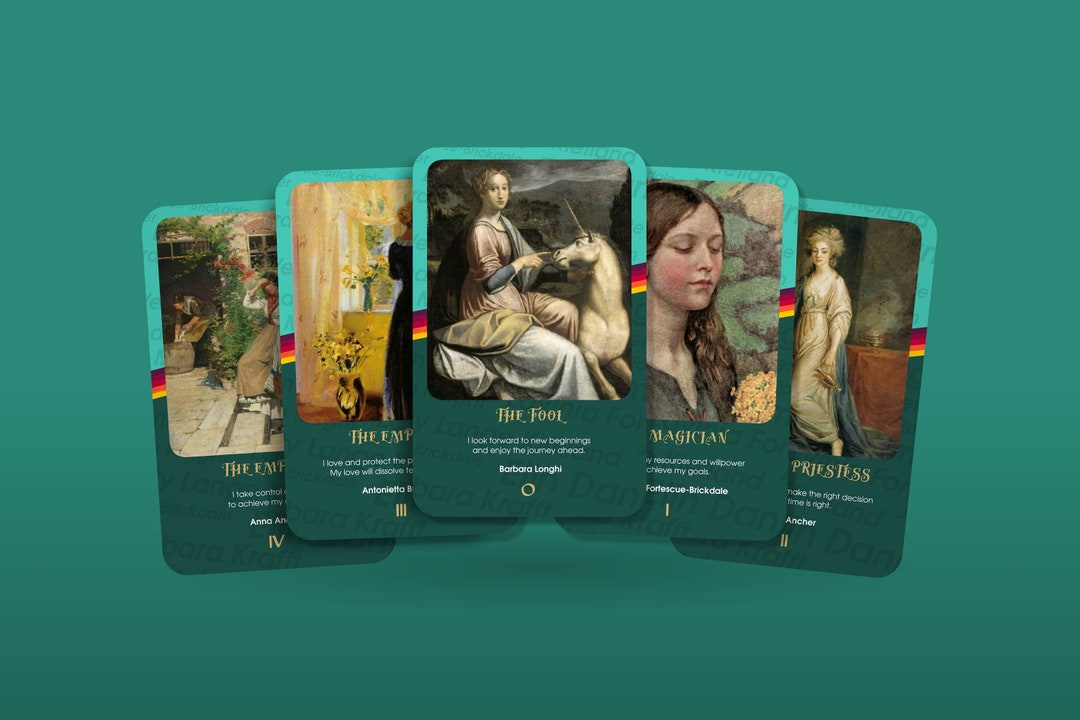 22 Women and Art Tarot - Major Arcana - Female Art - Tarot Deck ...