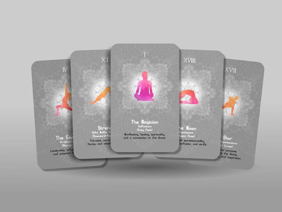 Yoga Tarot - Major Arcana - Tarot Deck - Fortune Telling - Divination ...